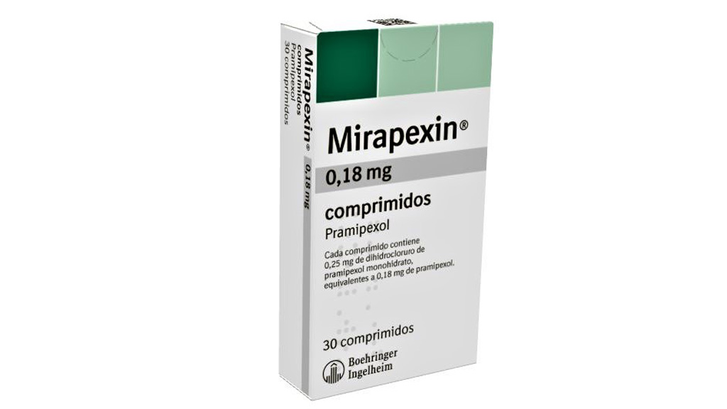 MIRAPEXIN 0,18 mg 100 COMPRIMIDOS - Farmacéuticos
