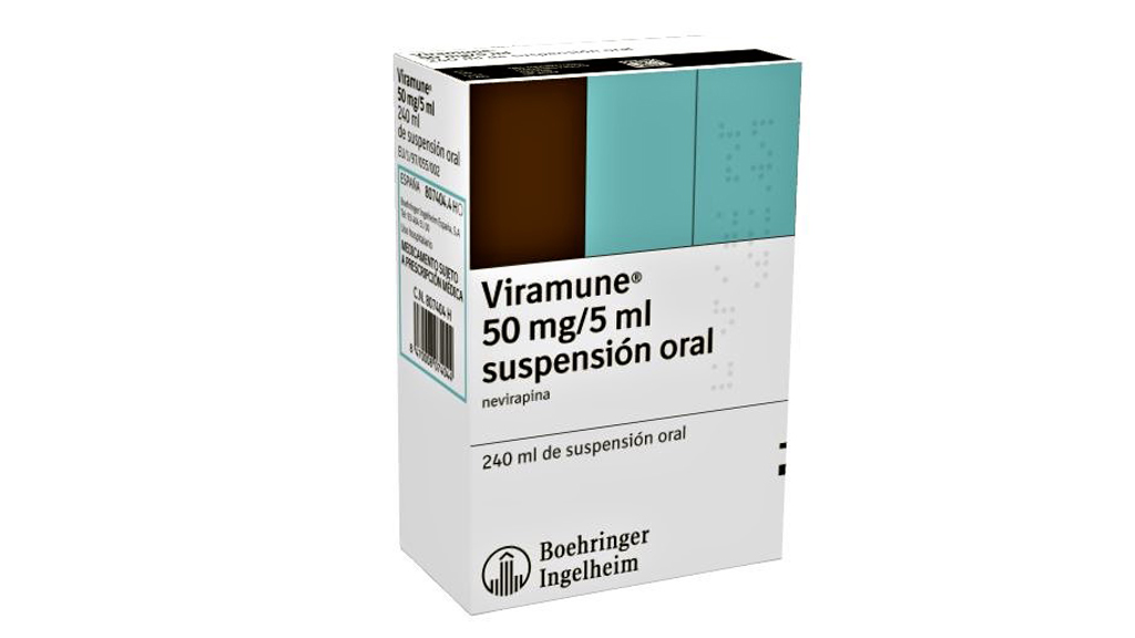 VIRAMUNE 50 mg/5 ml SUSPENSION ORAL 1 FRASCO 240 ml - Farmacéuticos