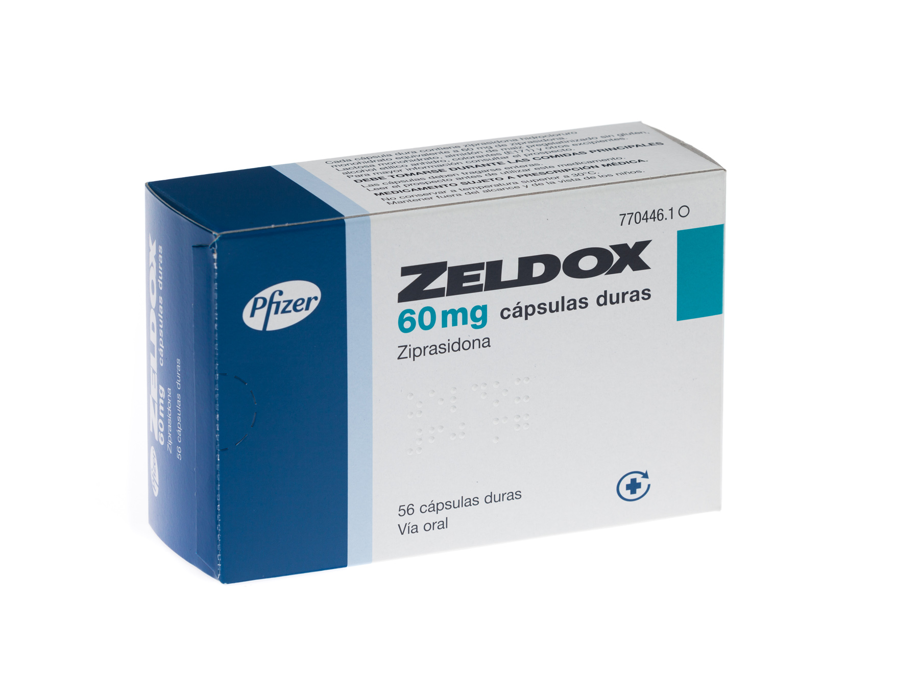 Zeldox 60 Mg 56 Capsulas - Farmacéuticos