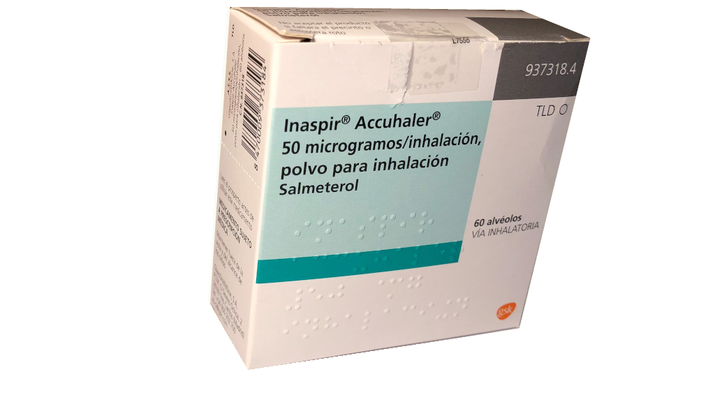 Inaspir Accuhaler 50 Microgramos/Inhalacion Polvo Para Inhalacion 1 ...