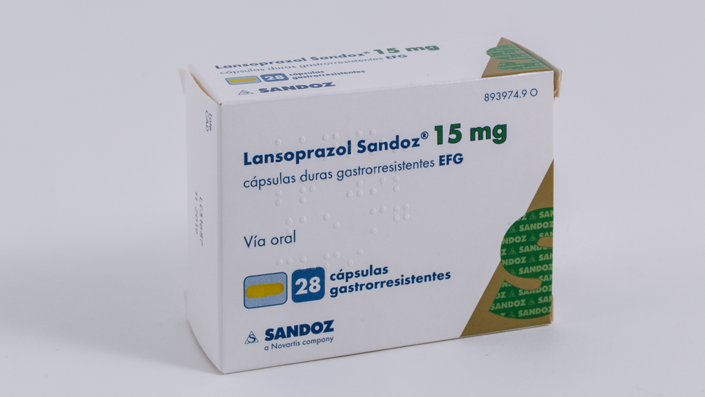 LANSOPRAZOL SANDOZ EFG 15 mg 28 CAPSULAS GASTRORRESISTENTES - Farmacéuticos
