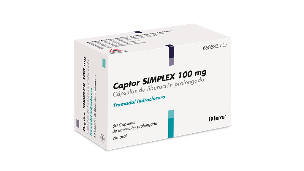Captor Simplex 100 Mg 20 Capsulas Liberacion Prolongada - Farmacéuticos