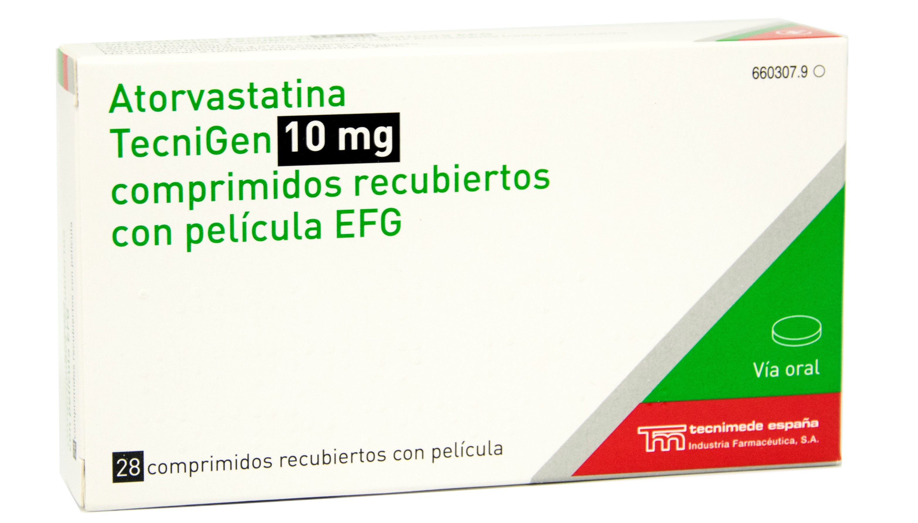 Atorvastatina Tecnigen Efg 10 Mg 28 Comprimidos Recubiertos - Farmacéuticos