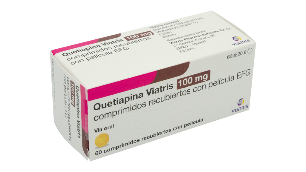 Quetiapina Viatris Efg 100 Mg 60 Comprimidos Recubiertos - Farmacéuticos