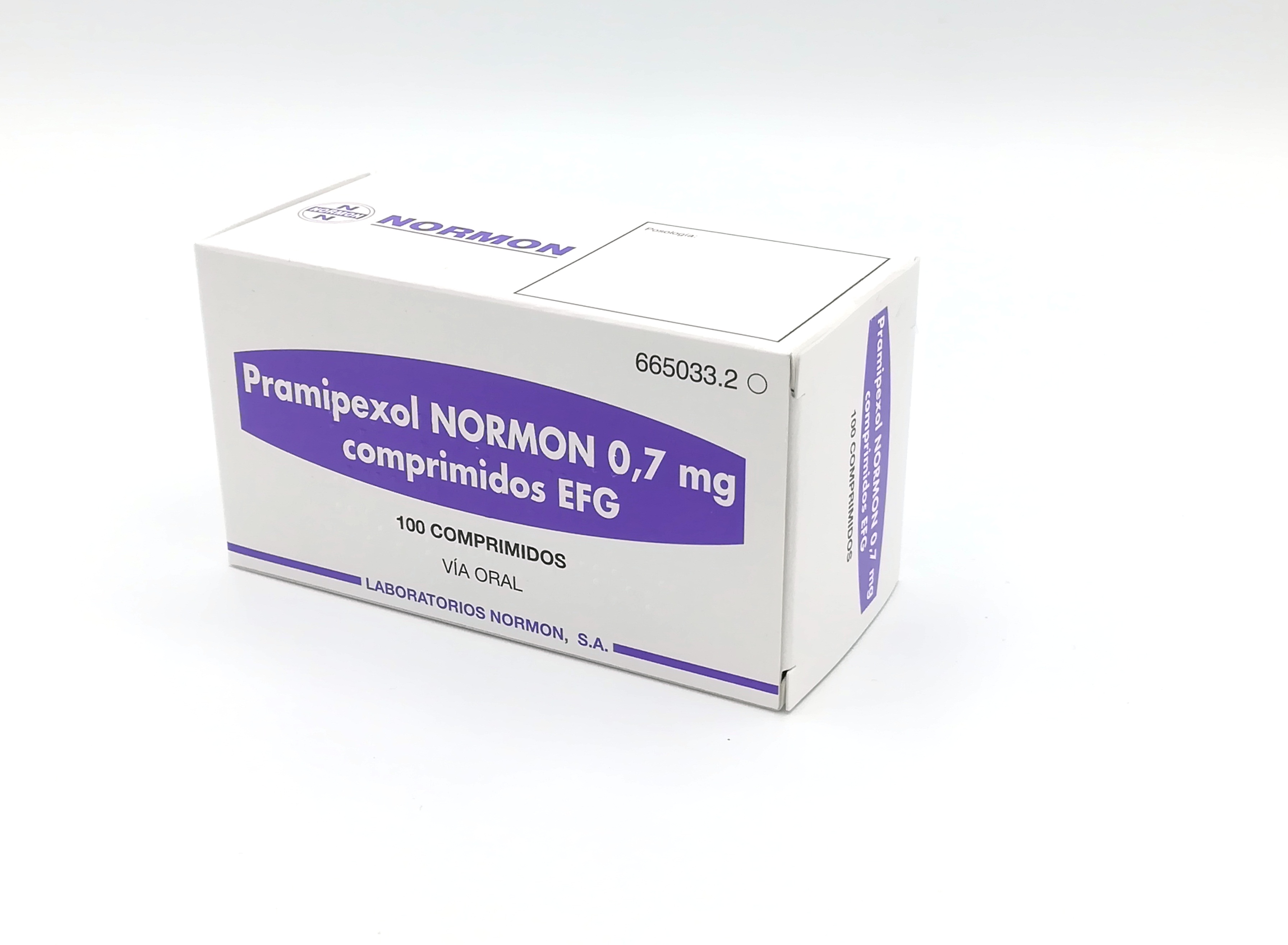 Pramipexol Normon Efg 0,7 Mg 100 Comprimidos - Farmacéuticos