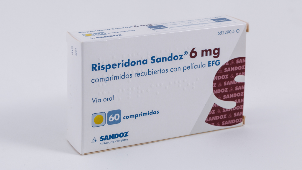Risperidona Sandoz Efg 6 Mg 60 Comprimidos Recubiertos Farmac uticos