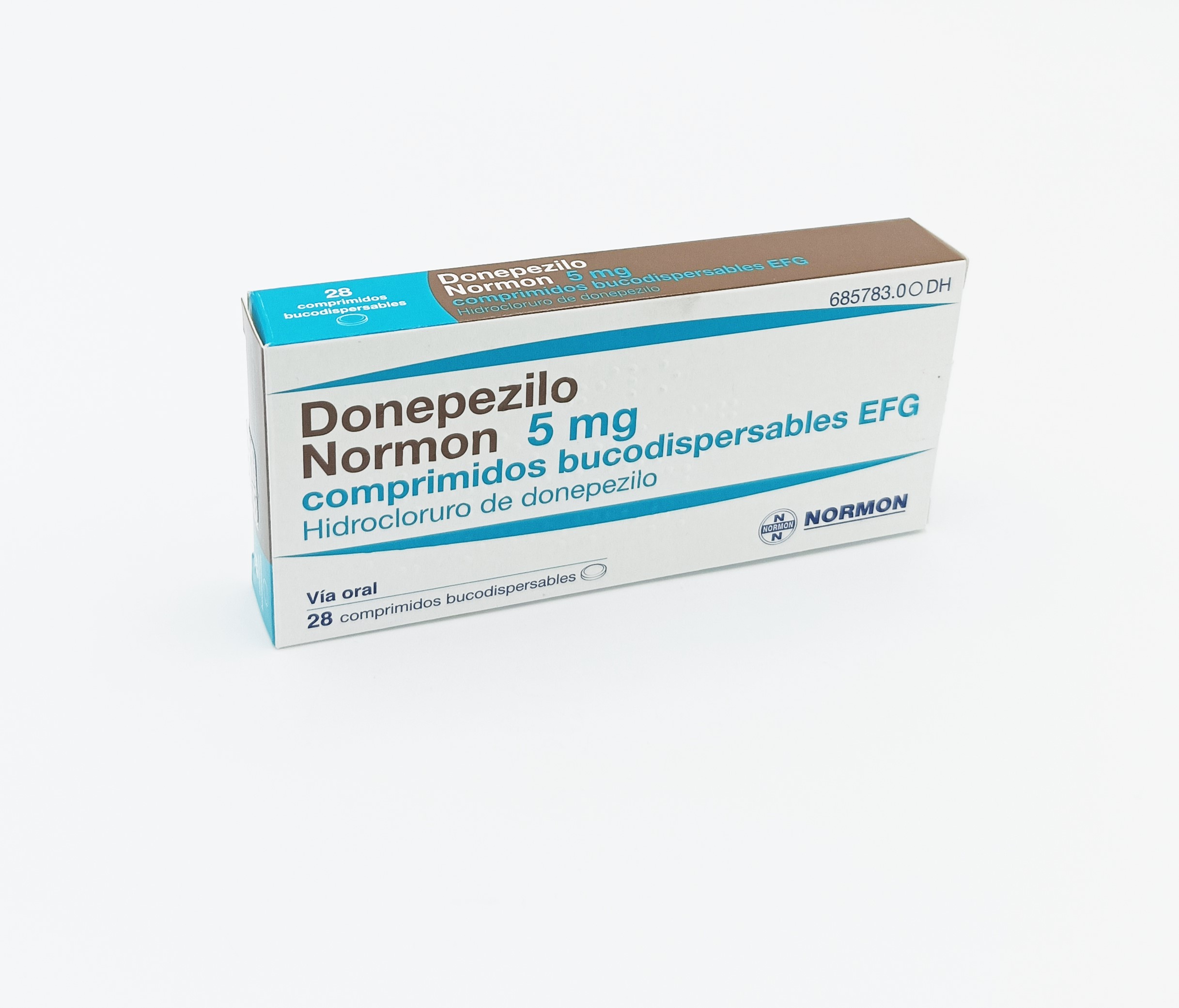 Donepezilo Normon Efg 5 Mg 28 Comprimidos Bucodispersables (Blister Pvc ...