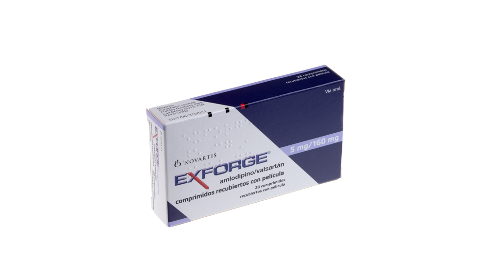 Exforge 5 Mg/160 Mg 28 Comprimidos Recubiertos - Farmacéuticos