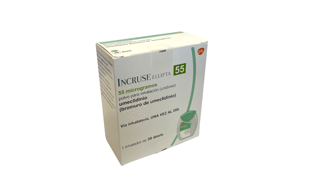 Incruse Ellipta 55 Microgramos Polvo Para Inhalacion 1 Inhalador 30 ...