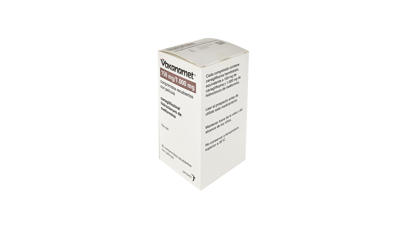Vokanamet 150 Mg/1000 Mg 60 Comprimidos Recubiertos - Farmacéuticos