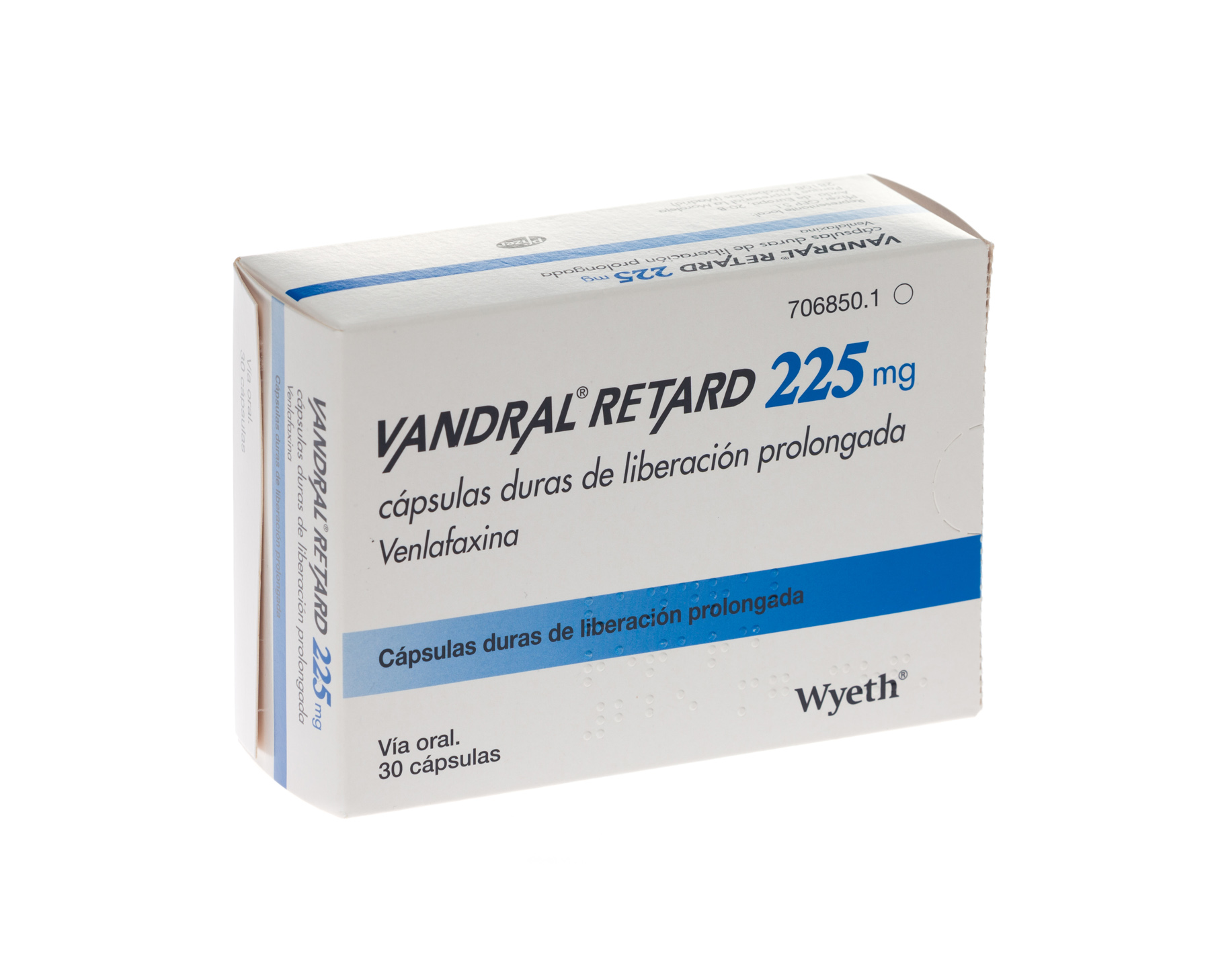 VANDRAL RETARD 225 mg 30 CAPSULAS LIBERACION PROLONGADA - Farmacéuticos