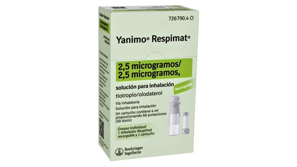 Yanimo Respimat 2,5/2,5 Microgramos Solucion Para Inhalacion 1 ...