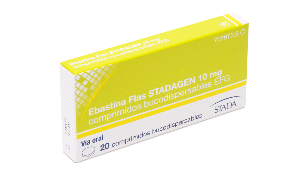 EBASTINA FLAS STADA EFG 10 mg 20 COMPRIMIDOS BUCODISPERSABLES ...