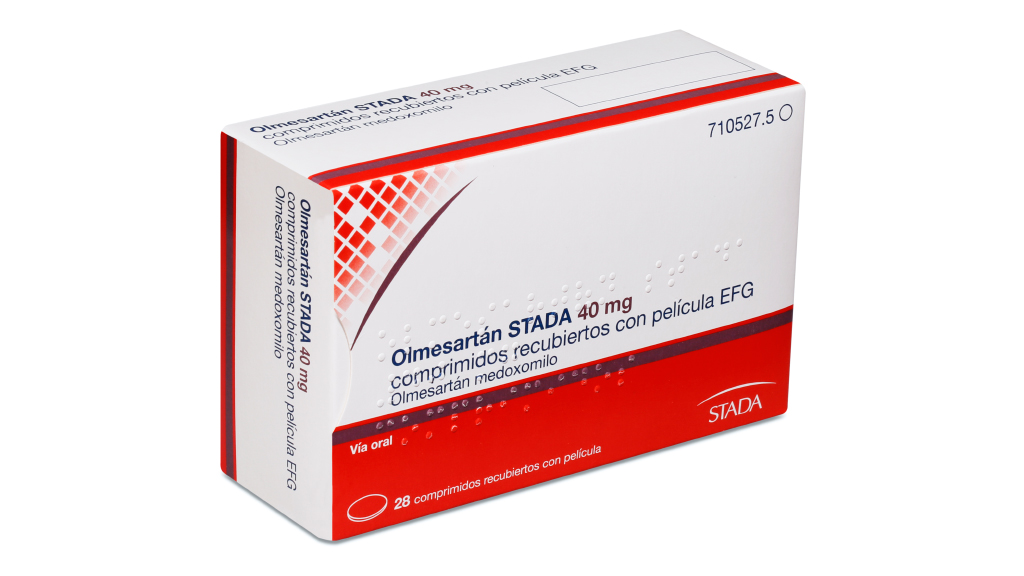 Olmesartan Stada Efg 40 Mg 28 Comprimidos Recubiertos - Farmacéuticos