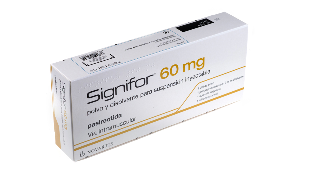 Signifor 60 Mg 1 Vial Polvo Para Suspension Inyectable + 1 Jeringa ...