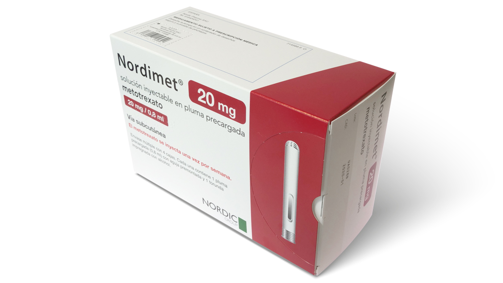 NORDIMET 20 mg 4 PLUMAS PRECARGADAS SOLUCION INYECTABLE + 1 x 4 ...