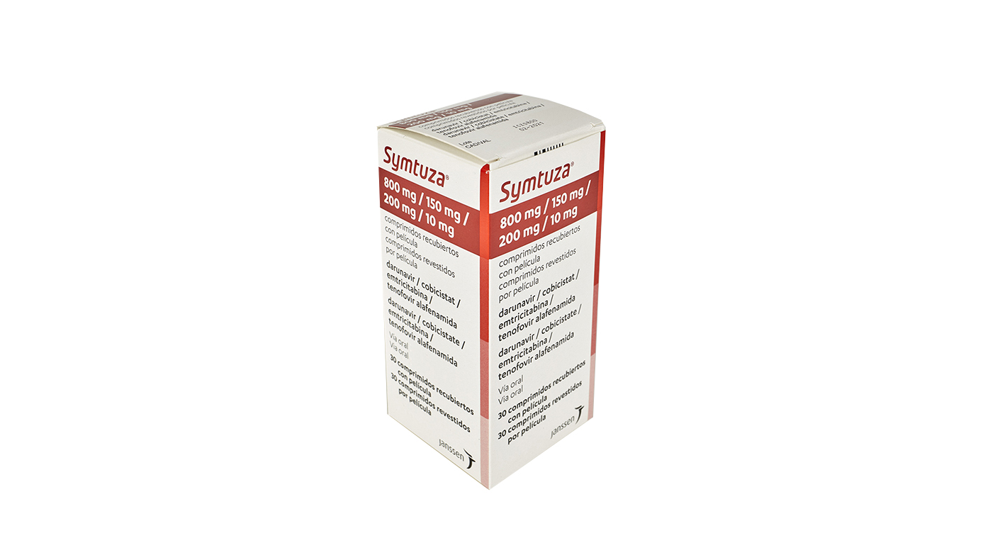 Symtuza 800 Mg/150 Mg/200 Mg/10 Mg 30 Comprimidos Recubiertos ...