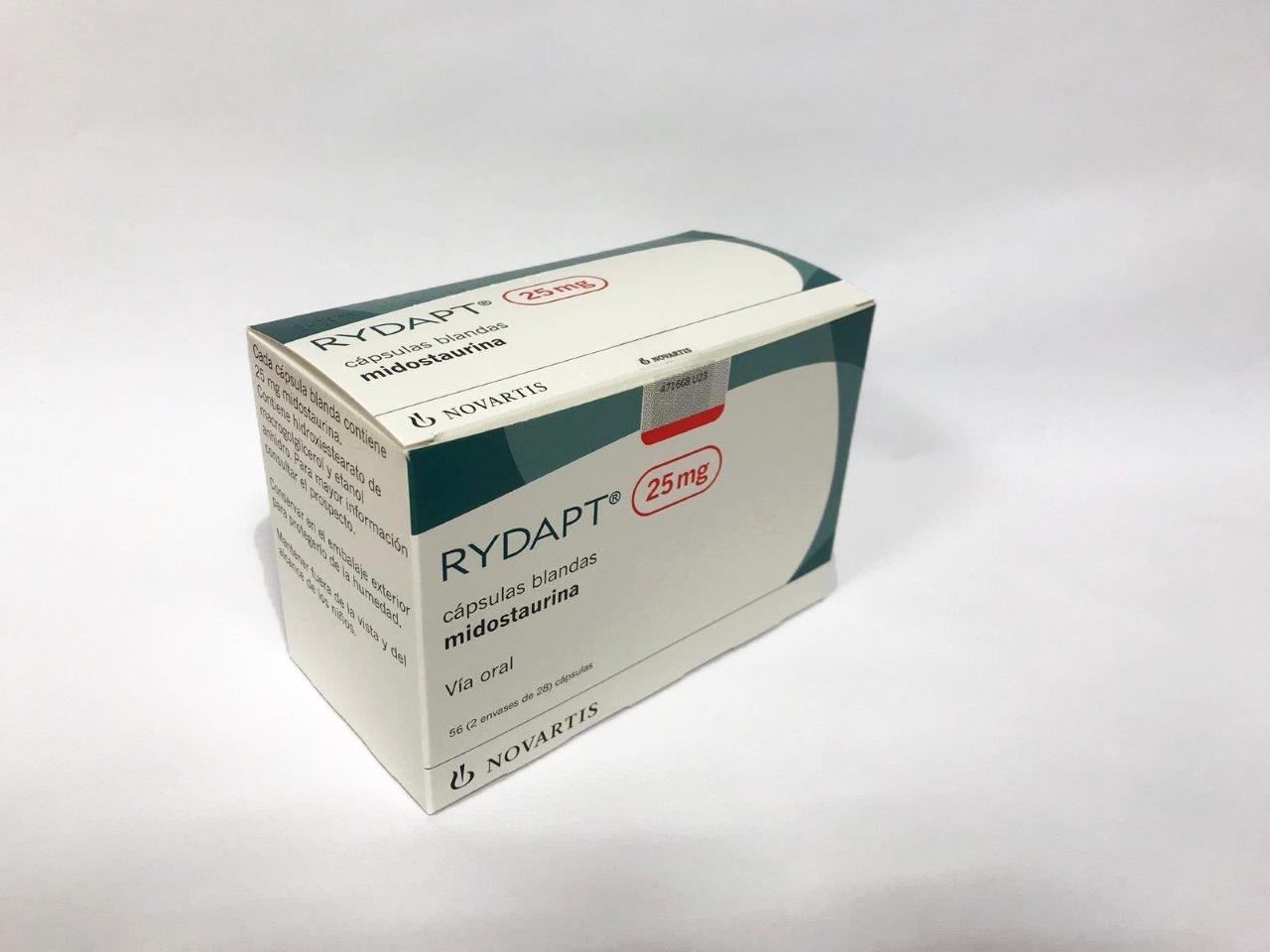 Rydapt 25 Mg 56 Capsulas Blandas - Farmacéuticos