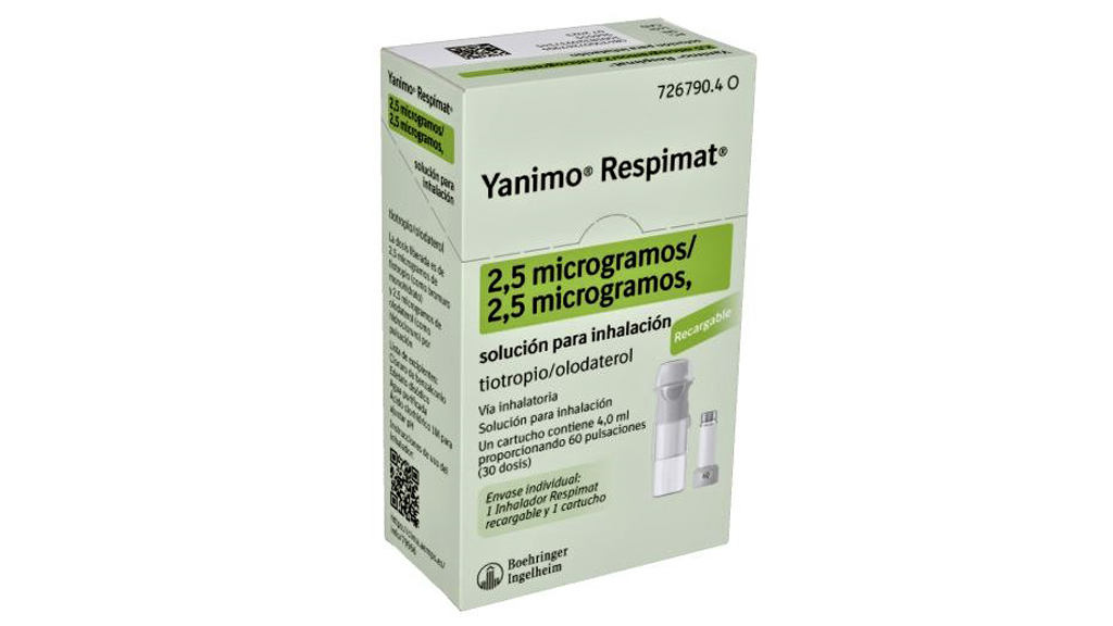 YANIMO RESPIMAT 2,5/2,5 microgramos SOLUCION PARA INHALACION 1 CARTUCHO ...