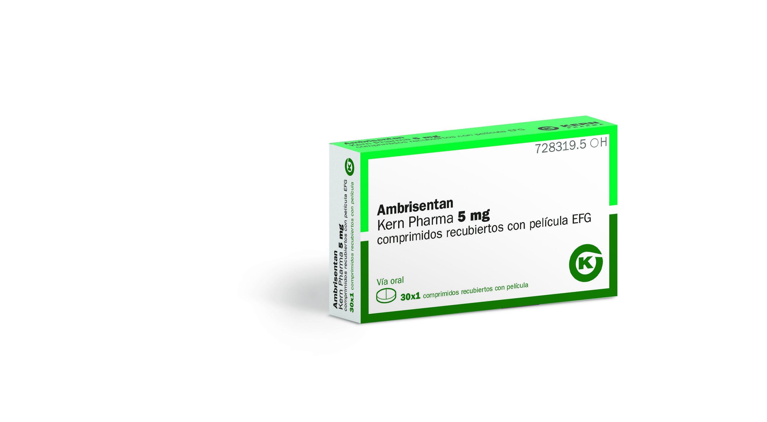Ambrisentan Kern Pharma Efg 5 Mg 30 Comprimidos Recubiertos - Farmacéuticos