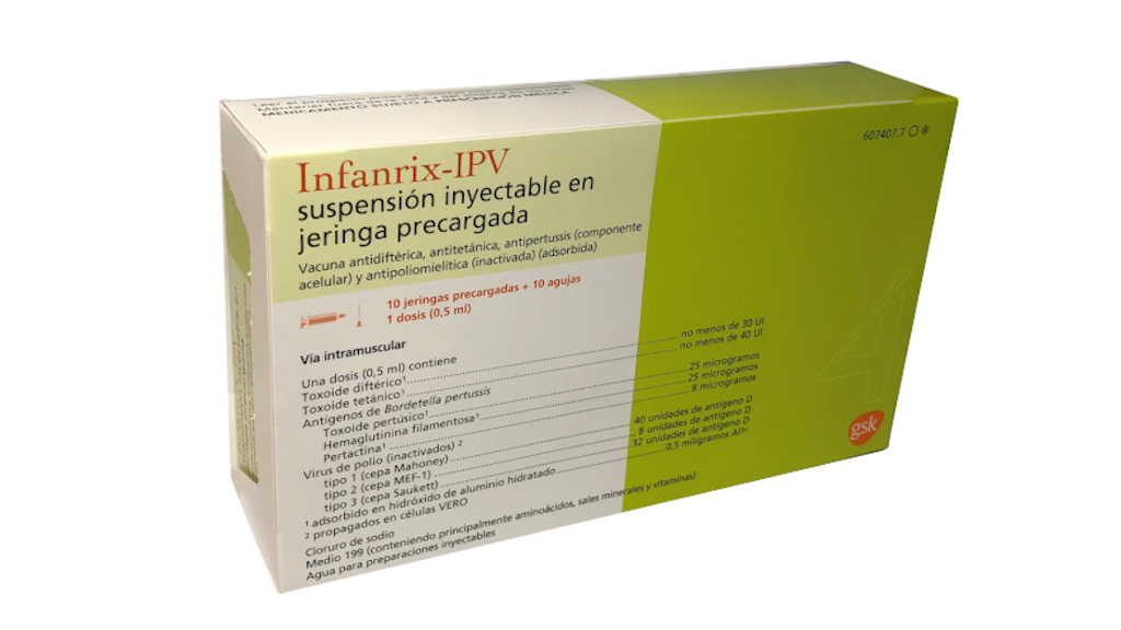 Infanrix-Ipv 1 Jeringa Precargada Suspension Inyectable 0,5 Ml + 2 ...