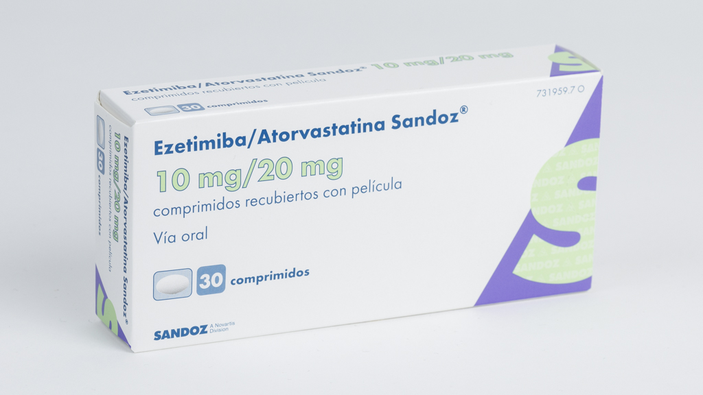 Ezetimiba/Atorvastatina Sandoz 10 Mg/20 Mg 30 Comprimidos Recubiertos - Farmacéuticos