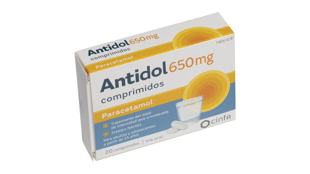 Antidol 650 Mg 20 Comprimidos - Farmacéuticos