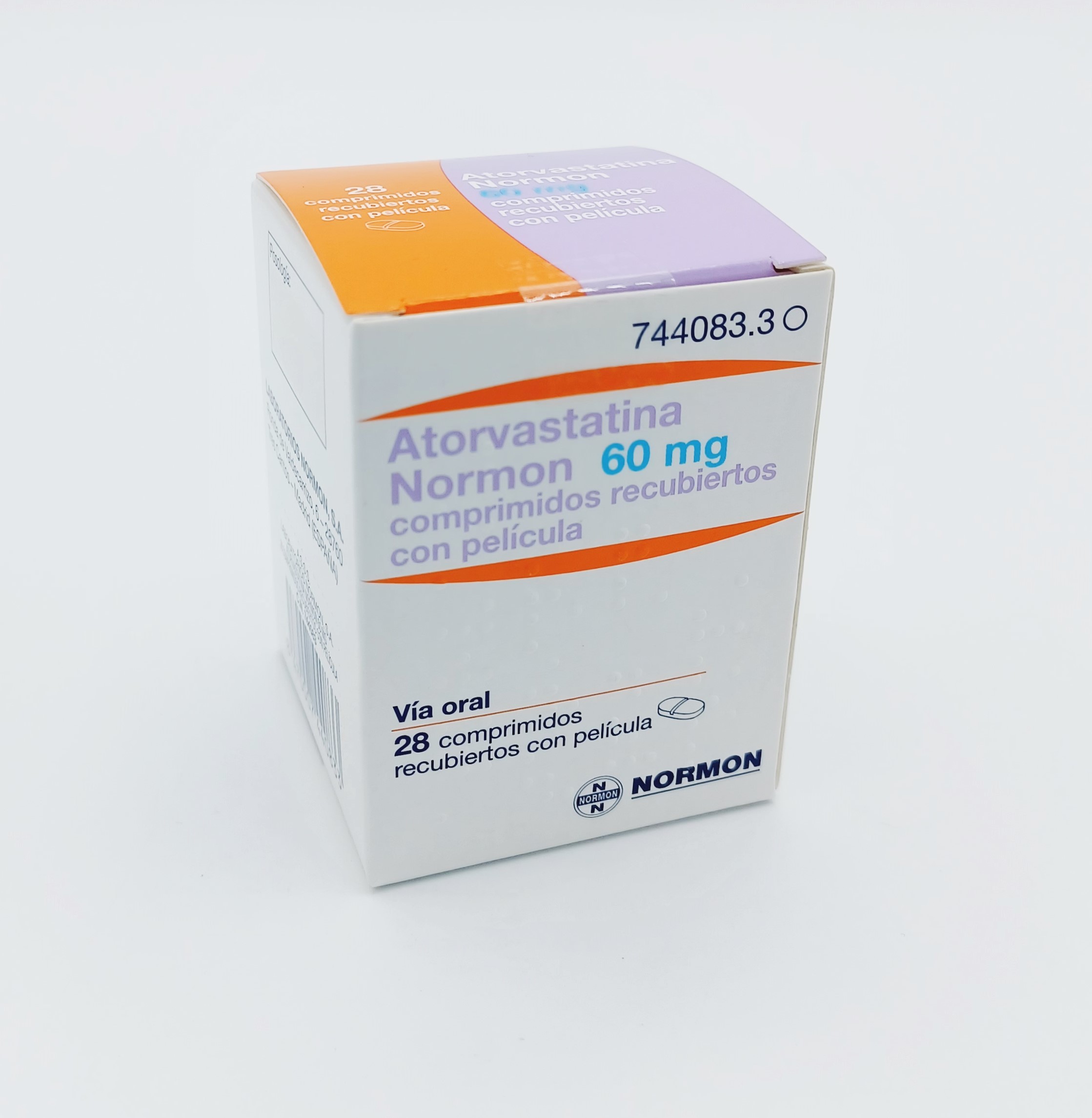 Atorvastatina Normon 60 Mg 28 Comprimidos Recubiertos (Frasco) - Farmacéuticos