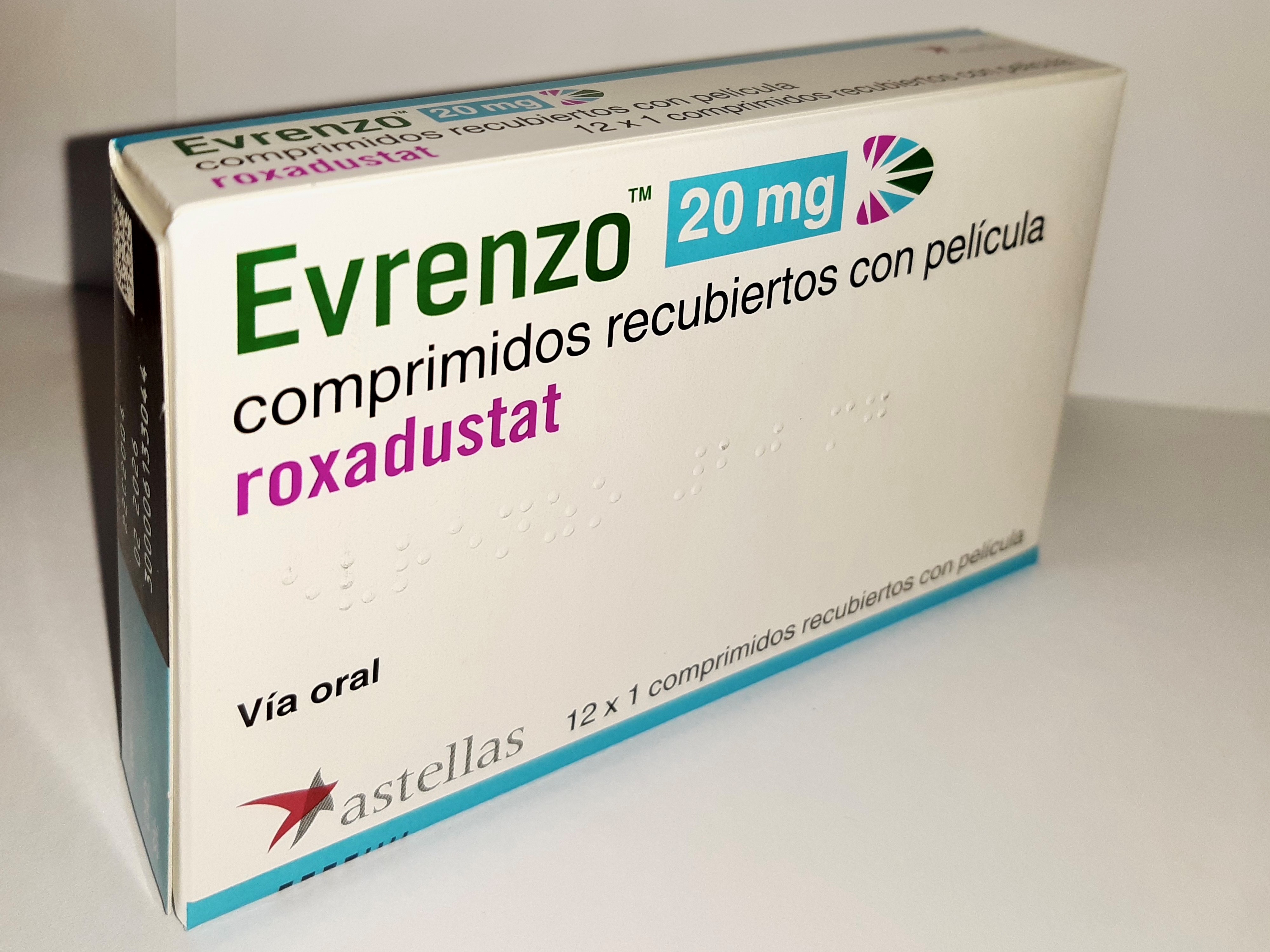 Evrenzo 20 Mg 12 Comprimidos Recubiertos - Farmacéuticos
