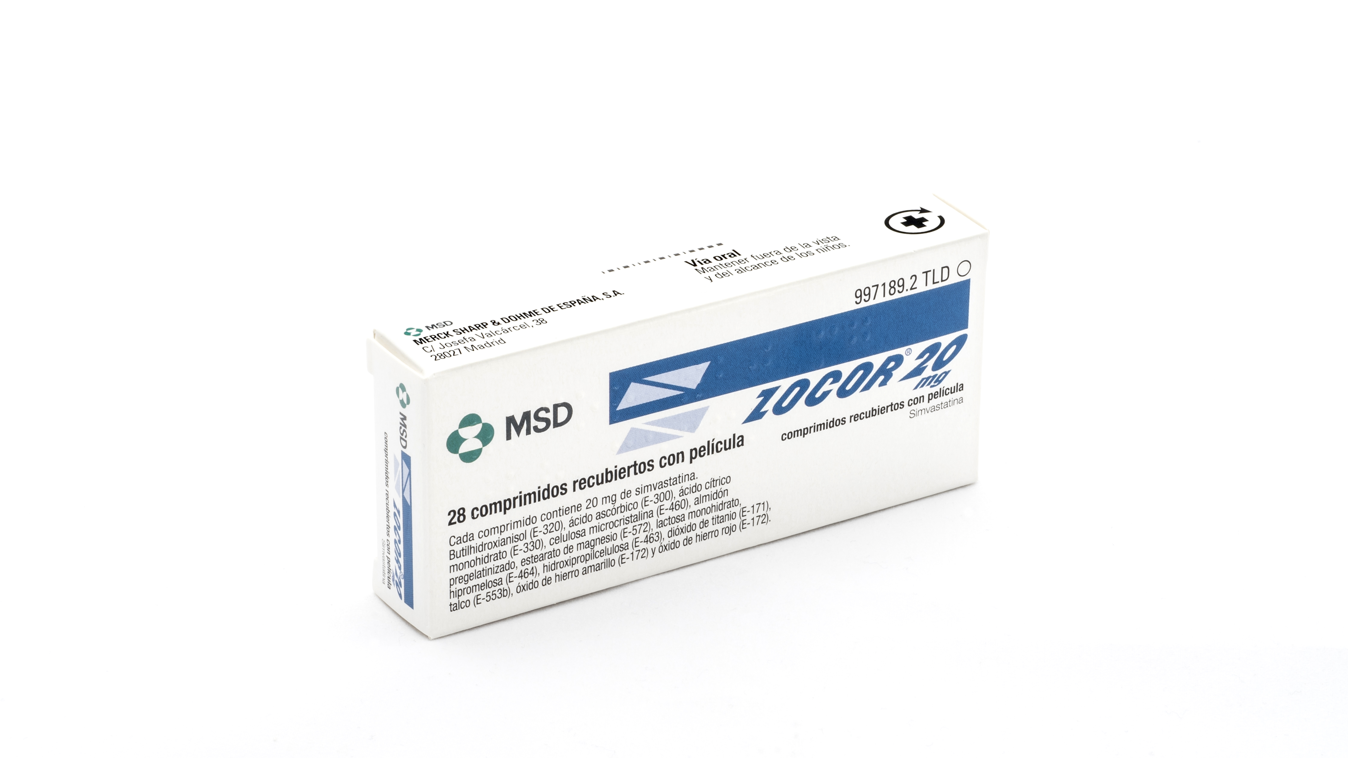 ZOCOR 20 mg 28 COMPRIMIDOS RECUBIERTOS - Farmacéuticos